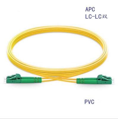 China Het aangepaste Koord van het de Vezel Optische Flard van LC/apc-LC/apc SM Duplex Gele Te koop