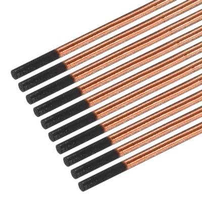 China Producto de primera calidad de varilla de electrodo de carbono con recubrimiento de cobre en venta