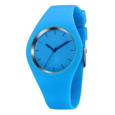 China Het digitale van het het Elastiekjesilicone van het Horlogesilicone Rubberhorloge Jelly Color Couple Watch Te koop