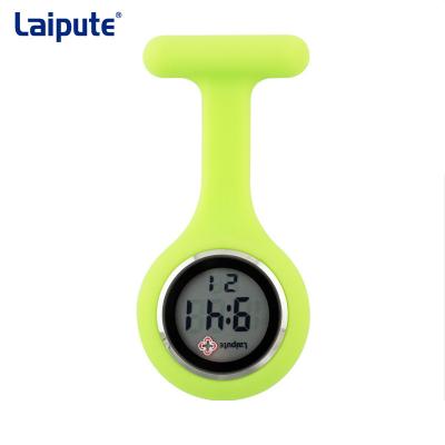 Cina Infermiere amichevole Watch del silicone della pelle della visualizzazione elettronica di Pin Buckle Digital Fob Watch in vendita