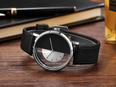 Cina Quadrante trasparente di progettazione del quarzo dei semi casuali speciali dell'orologio per gli uomini in vendita