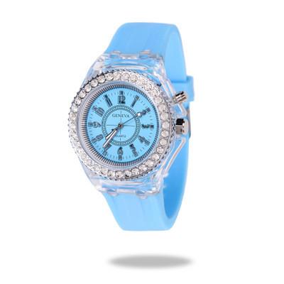 Cina I bambini multicolori del quarzo guardano Laipute bollato, Multiusage hanno condotto l'orologio del quarzo in vendita