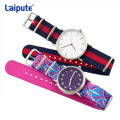 Cina L'arcobaleno ha intrecciato la lunghezza di nylon della banda 265mm dei pezzi di ricambio degli orologi in vendita