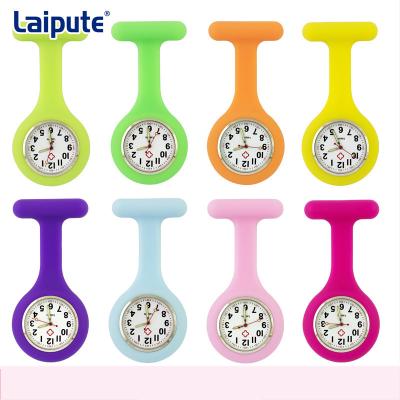 China Infermiere Watches Clip On Agingproof Wearproof del silicone con il quadrante incastonato 28mm for sale