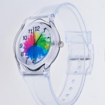 Cina ODM trasparente del quadrante del cinturino di orologio di plastica di sport 40mm disponibile in vendita