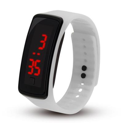 Cina I bambini leggeri principali del braccialetto guardano l'orologio di polsino della gomma di silicone in vendita