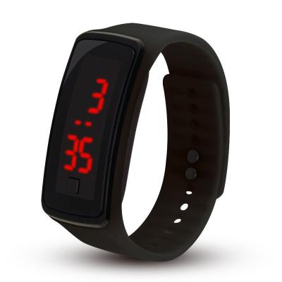 Cina I bambini leggeri principali del braccialetto guardano l'orologio di polsino della gomma di silicone in vendita