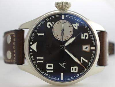 Cina Grande orologio 10Bar degli uomini di acciaio inossidabile del pilota 316L impermeabilizzare spessore di 15mm in vendita