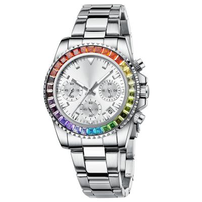 Cina Orologi della batteria di quarzo SUS304, orologi di signore di Sweatproof con i diamanti in vendita