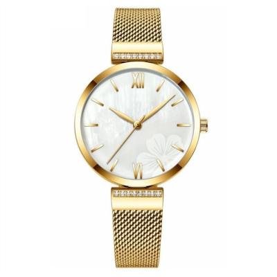 Cina Rose Gold Scratchfree del quarzo 3ATM delle donne impermeabili dell'orologio in vendita