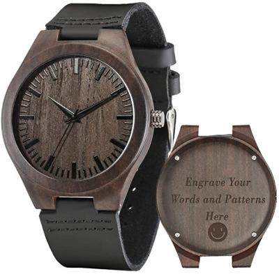 Cina Hardlex rispecchia gli orologi di legno degli uomini ha inciso i sandali neri in vendita