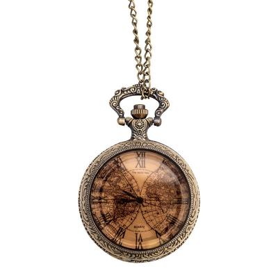 Cina Retro quarzo d'annata Movt dell'orologio dell'orologio da tasca con la catena di 0.8m in vendita