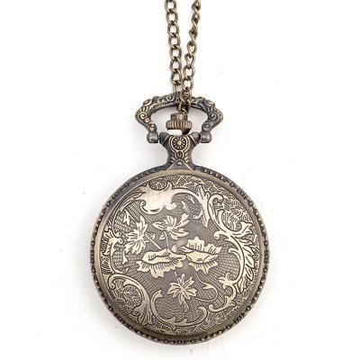 Cina Retro quarzo d'annata Movt dell'orologio dell'orologio da tasca con la catena di 0.8m in vendita
