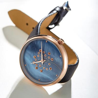 China 9mm het Kwartshorloge Sapphire Mineral Mirror van Diktedames 115mm Riem Te koop