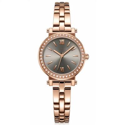Cina Quadrante sabbiato impermeabile femminile temperato della lega della cinghia di vetro dell'orologio in vendita