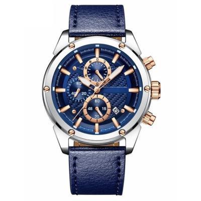 Cina Orologio sportivo 38mm 3ATM di superficie del quarzo del calendario di affari impermeabili in vendita