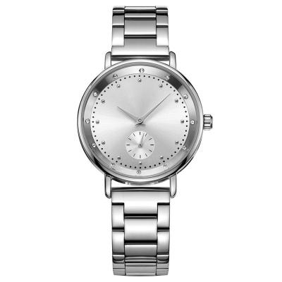 China Van de de Riem de Dubbele Wijzerplaat van het Fastrackstaal Horloges 3ATM Waterdicht voor Dames for sale