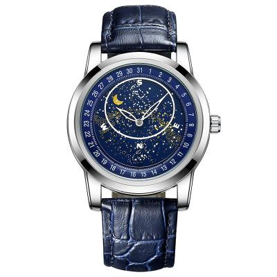 Cina L'orologio del quadrante degli uomini degli uomini luminosi illuminati dell'orologio meccanico automatico in vendita