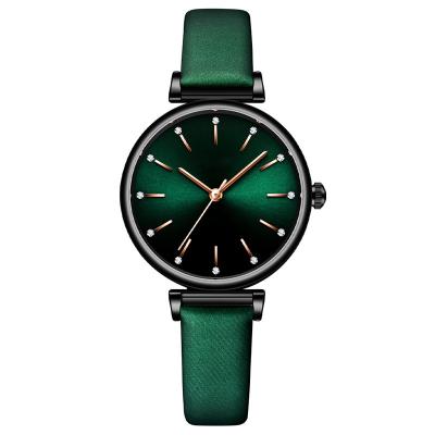 Cina Orologi di signore di lusso di cuoio del cinturino di cuoio di orologio del polsino delle donne del quarzo della lega in vendita