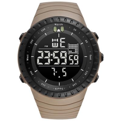 China Analog-digitaler Chronos-Sport-Uhr-Schwarz-Skala-Sport passt 50 Meter wasserdicht auf zu verkaufen