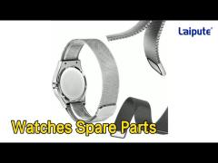 Stainless Steel Watches Spare Parts Band 14mm Width Rose Gold / Silver