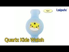 Rubber Band Quartz Kids Watch Multipattern Cartoon Waterproof Safety