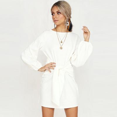China Luva de sopro branca Mini Dress do verão do fato das mulheres à venda