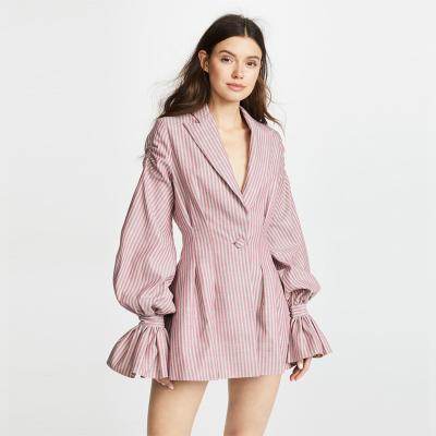 China Kokers V van de streepimpuls - de minikleding van de halsblazer Te koop