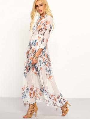 China Vestido longo boêmio chiffon do estilo 2018 novo à venda