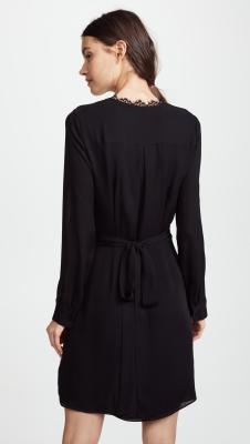 China V - hals Lange Koker Dame Dress New Design Te koop