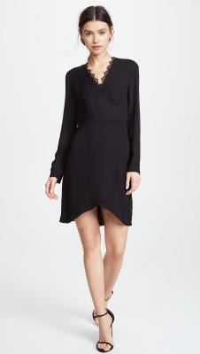 China V - hals Lange Koker Dame Dress New Design Te koop