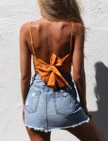 China Square Neck Spaghetti StrapMini Top for sale