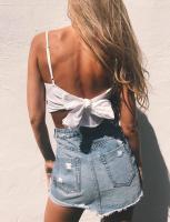 China Square Neck Spaghetti StrapMini Top for sale