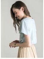 China V Neck Short Sleeve Summer Blouse for sale