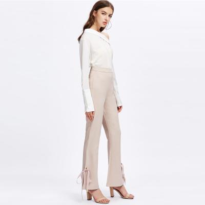 Cina La blusa delle donne eleganti completa con il collo asimmetrico in vendita