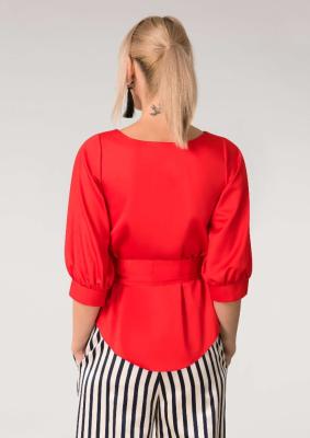 Cina Progettazioni della blusa della manica di soffio per le donne in vendita