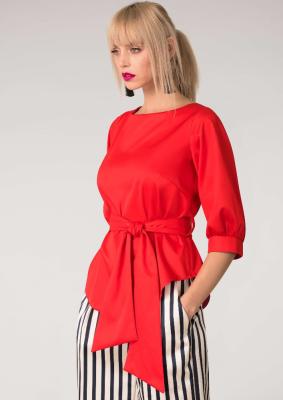 Cina Progettazioni della blusa della manica di soffio per le donne in vendita