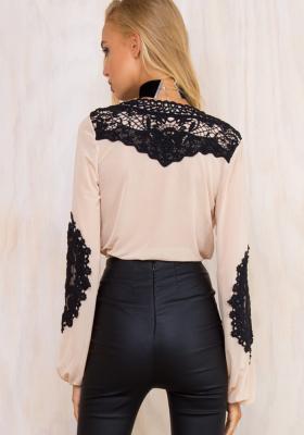Cina Le nuove cime delle donne di modo hanno soffiato progettazioni lunghe della blusa delle signore della manica in vendita