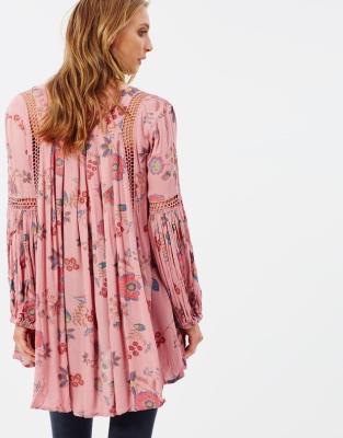 China De Vrouwen Bloemen Gedrukte Blouse van de Bohostijl Te koop
