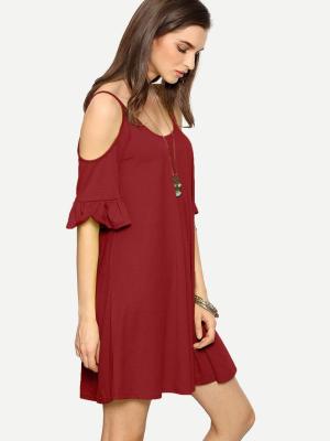Cina I vestiti di alta qualità per il O-collo Mini Dress Ruffle Women Big delle donne gradua in vendita
