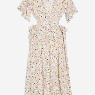 Cina Vestito floreale Midi lungo dal vestito sexy dal collo a V di stile di Boho di estate in vendita