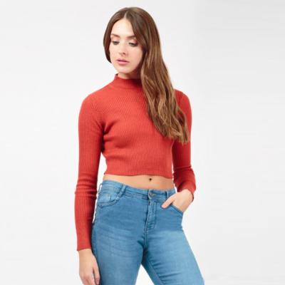 中国 女性は赤いブラウス長い袖のはねる 販売のため