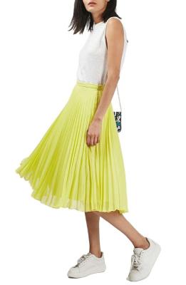 Cina gonna pieghettata chiffona lunga della gonna del Midi dell'abbigliamento delle donne maxi in vendita