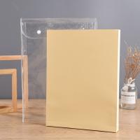 China Folder Plastic Button Bag Holder Packaging PVC Document File Recycled for sale