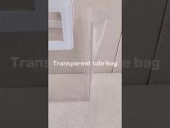 Transparent tote bag