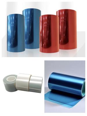 China 10 - 35gf/Inch Silicon Free Laminating Roll Release Film Polyester Sheet Roll For FPC Lamination for sale