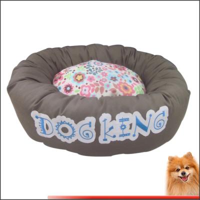 China Outside Dog Beds Canvas Fabric With Flower Printed Dog beds Factory for sale
