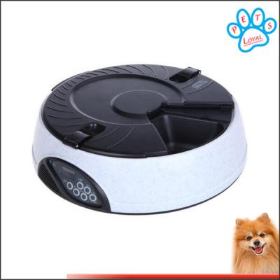 China 6 Meal LCD Digital best automatic dog feeder Dispenser Bowls with Recorder China factory for sale