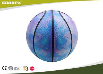 China Best Selling Promotional Colorful Ball Rubber Basketball size 7# for sale