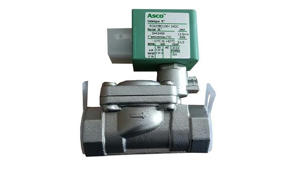 Quality ASCO Two Way Water Valve SCG238D106V Stainless Steel Body Normally Open 1/2 for sale
